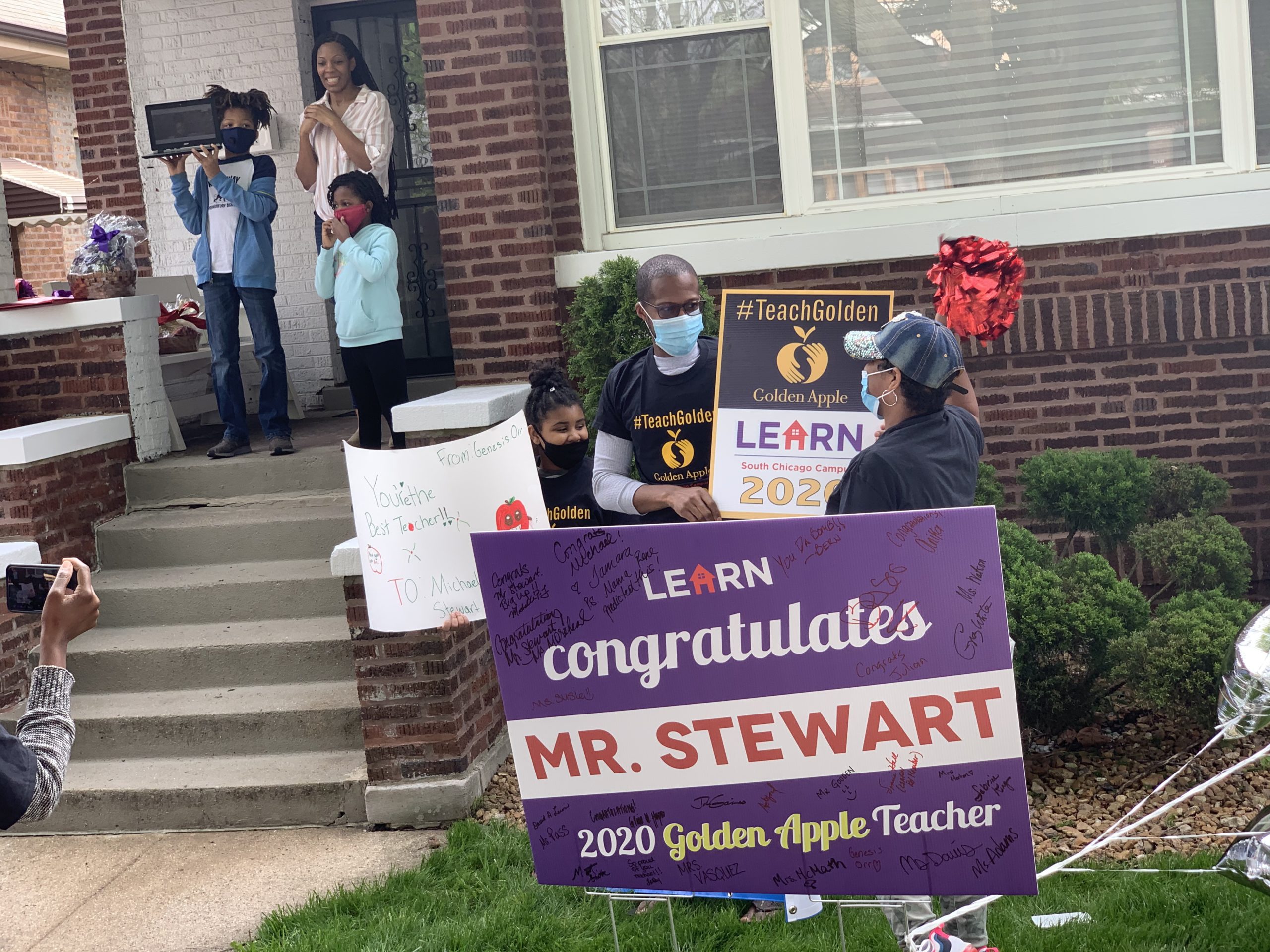 Teacher at LEARN South Chicago charter school surprised with Golden ...